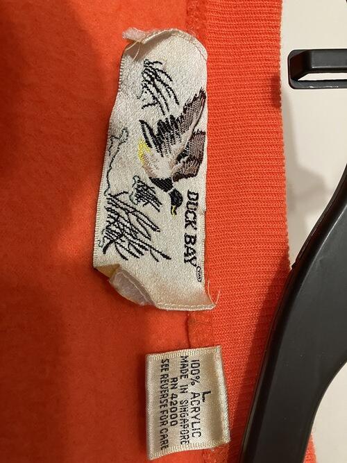 DUCK BAY BLAZE ORANGE SWEATSHIRT JACKET | Bismarck, ND