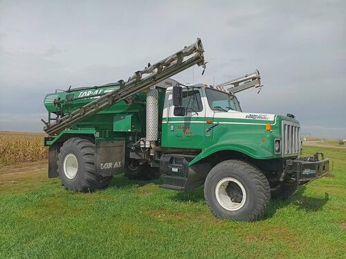 1998 LORAL IH FLOATER fertilizer spreader, 60 ft AirMax stainless steel ...