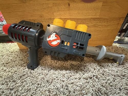 Vtg 1984 Kenner Ghostbusters Proton Blaster Popper Gun with 6 foam ...
