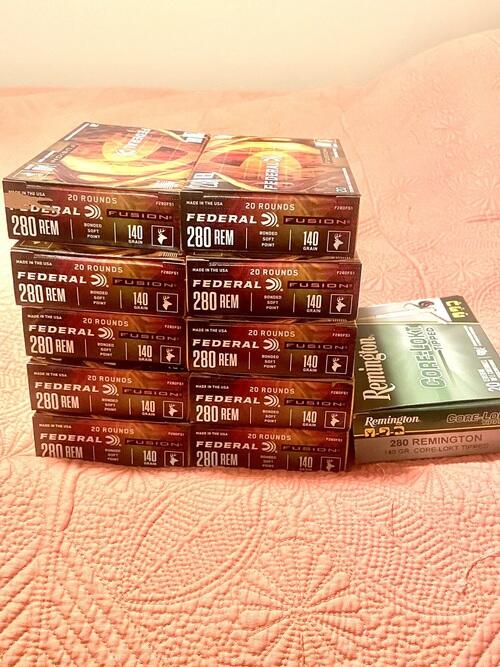 .280 REM 140 gr soft points. | Bismarck, ND