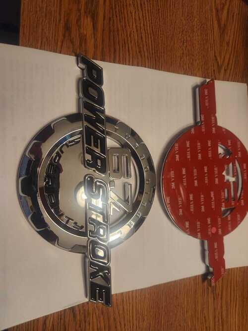 I have 2 pairs of plastic Ford Powerstroke emblems. Price is per pair ...