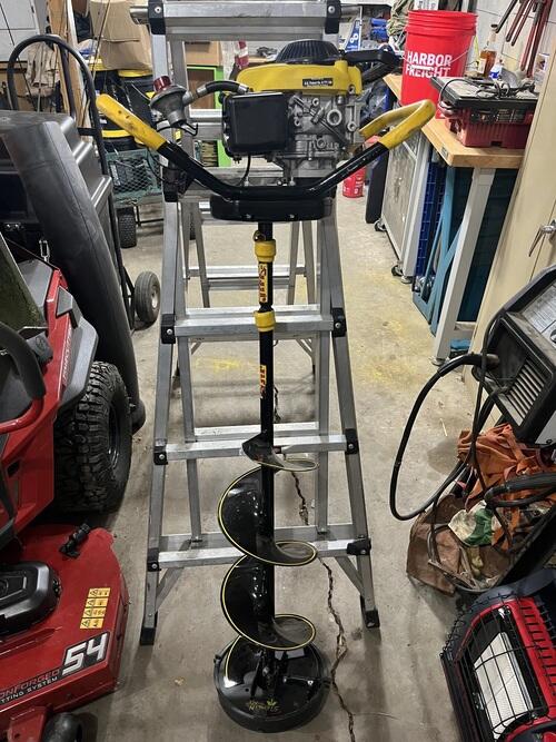 10 inch jiffy propane ice auger. Like new. Sat for two years and ...