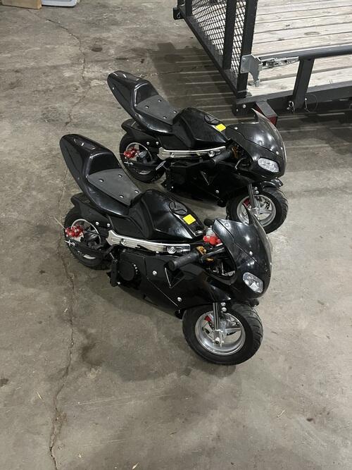 Pair of pocket rockets. Used very little, ran great last spring when ...