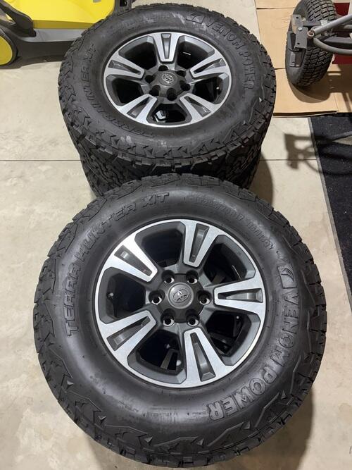 Toyota 18 rims and tires . Like new condition with under 1000 miles on ...