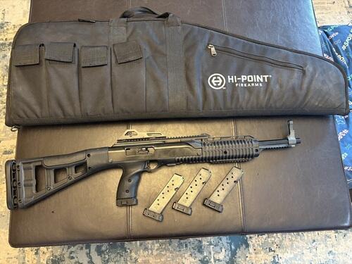 Semi Automatic 40 Caliber carbine, made by Hipoint, will come with (4 ...