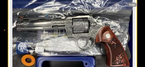 colt python 6 inch barrel engraved never fired 2700.00 | Bismarck, ND