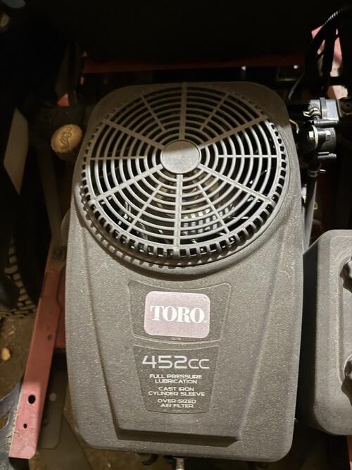 Toro timecutter 42 inch zero turn comes with bagger, had a complete ...