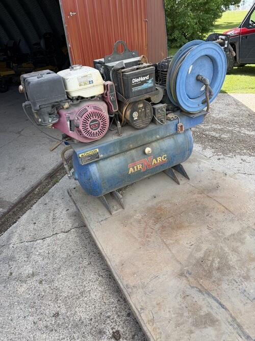 Air and arc. Air compressor arc welder and generator in one | Sarles, ND