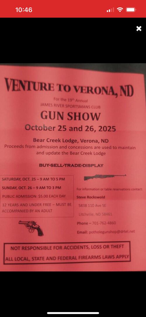 Verona ND Gun show! | Fargo, ND