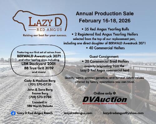 Annual Production Sale FEBRUARY 16-18, 2026 | Williston, ND