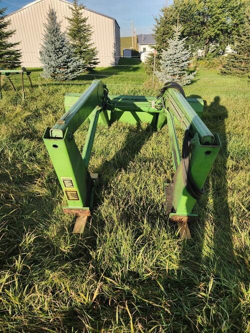 JD 158 Loader with mounts, 3 spool valve with control lever and bucket ...