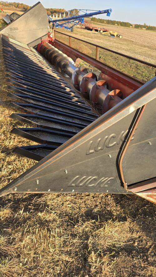 30ft 1010 head with lucke sunflower pans. Setup for flagship combine ...