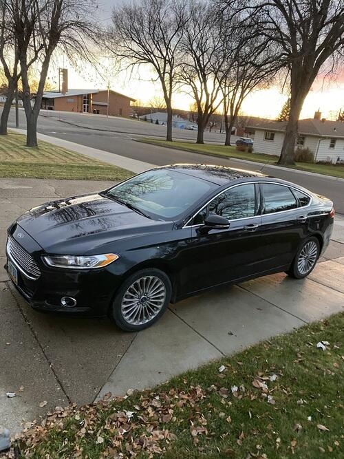 2014 Ford Fusion Titanium Metallic Dark Blue | Linton, ND