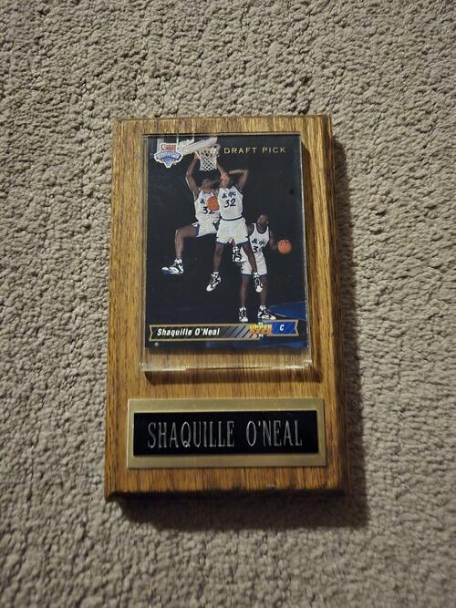 Shaquille O'Neil card plaque | Bismarck, ND