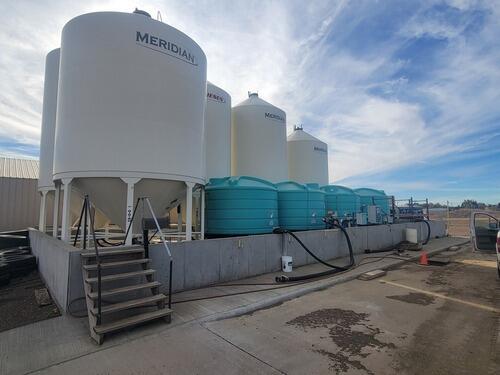Hopper bin 36,000 gallon liquid tank for sale | Carson, ND