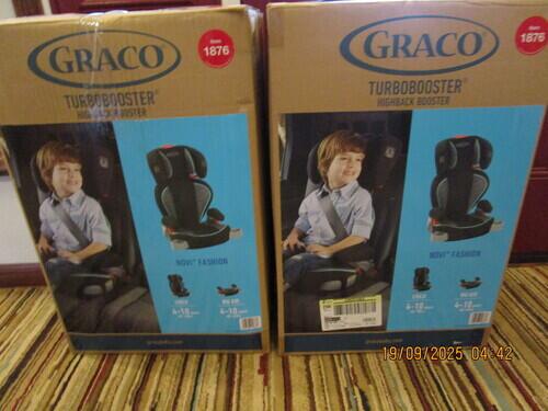 2 Graco TurboBooster Highback Car Booster Seats Great Shape Barely Used ...