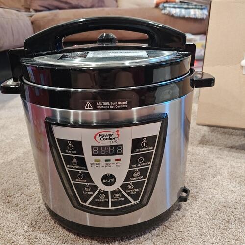 Power Cooker Plus - 8 quart pressure cooker. $125 brand new. Selling ...