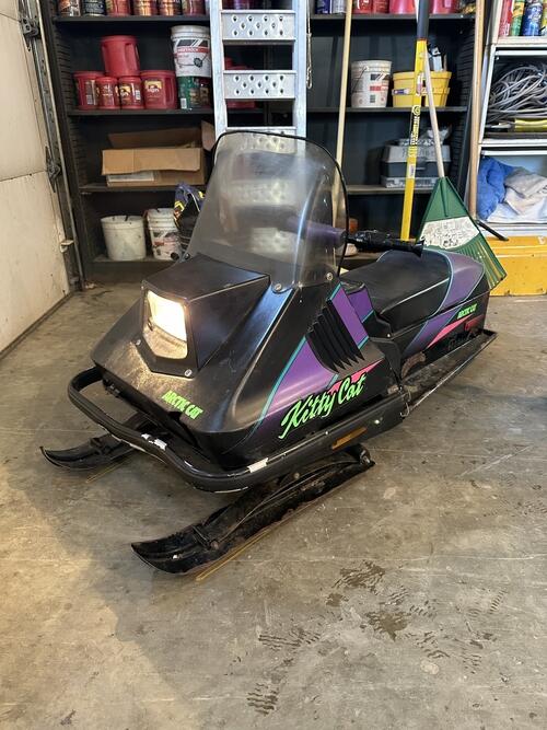Kitty cat snowmobile perfect gift | Bismarck, ND