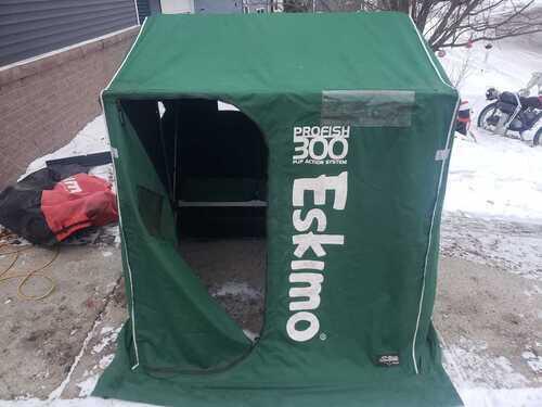 Eskimo flip over sled ice house w/cover | Mandan, ND