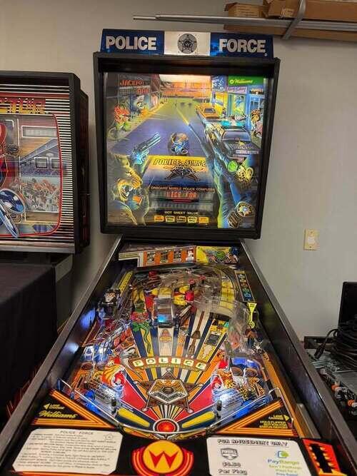 Williams Police Force Pinball Machine | Minot, ND
