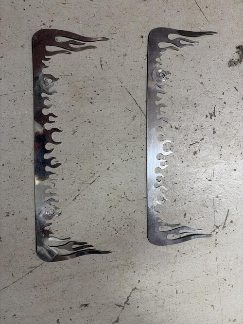 flame license plate frames $10 | Mandan, ND