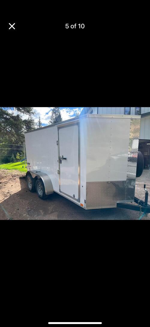2021 Pace trailer. Two 3500lb axles with rear ramp. Couple fold up beds ...