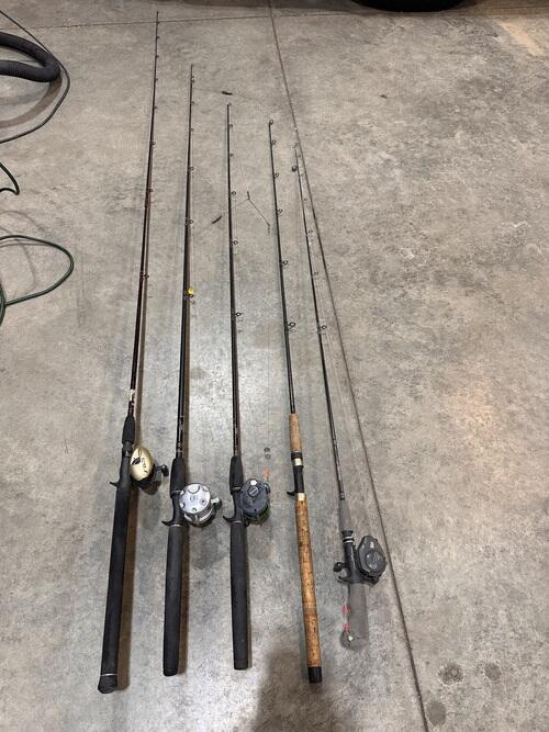 Random bait casting rods and reels | Mandan, ND