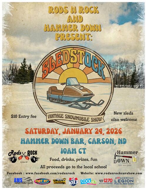 SLEDSTOCK 2026: Vintage Snowmobile Show | Carson, ND
