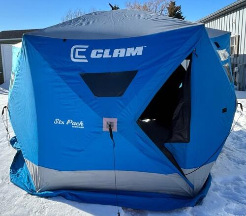 Clam Six Pack 1660 Mag Popup fish house | Minot, ND