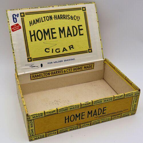 Vintage Hamilton-Harris Home Made Cigar Box | Bismarck, ND