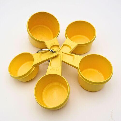 Vintage Yellow Tupperware Measuring Cups | Bismarck, ND