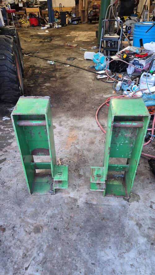Jd loader brackets for buckets to weld on | Linton, ND