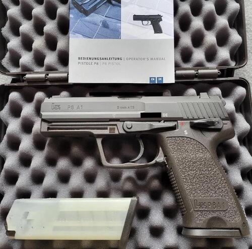 $1300 (NIB) HK P8A1 Rare German Import. Trade for Elcan SpectreDR 1x4 5 ...