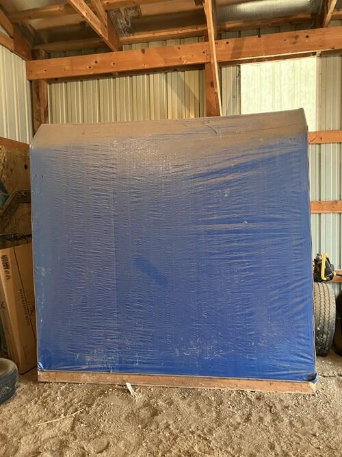 4x8 ice shack like new construction always stored inside setup used ...