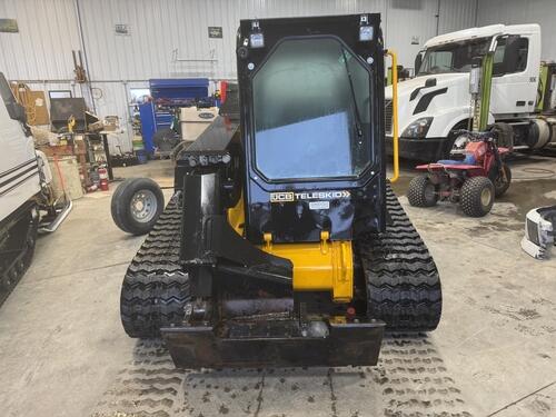 JCB 3TS-8T skid steer tele skid has heat , A/C , high flow , ride ...
