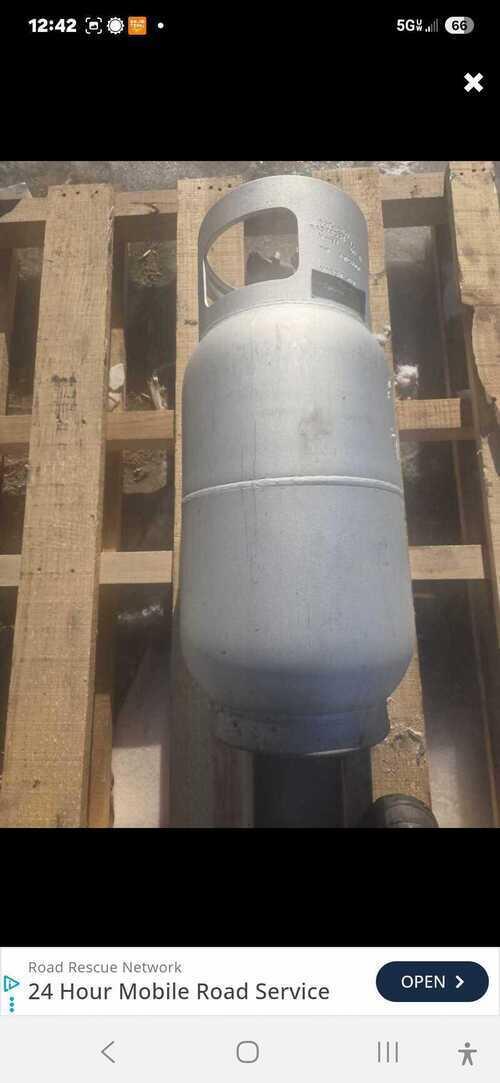 Aluminum forklift tank standard size eight gallon with gauge and valve ...