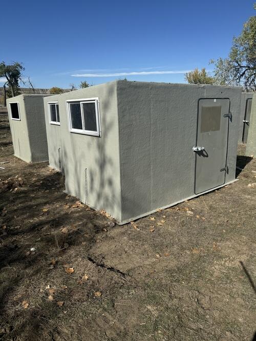 6x10 insulated fiberglass huts.great for well houses chicken coop ...