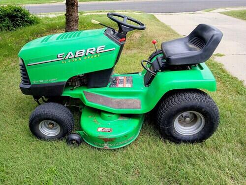 John Deer mower, 16 Hp, 38" cut, Hydro. | Linton, ND