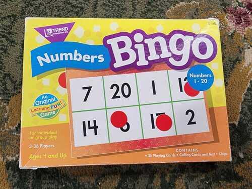 Trend Enterprises Numbers Bingo Game. Helps kids practice and master ...