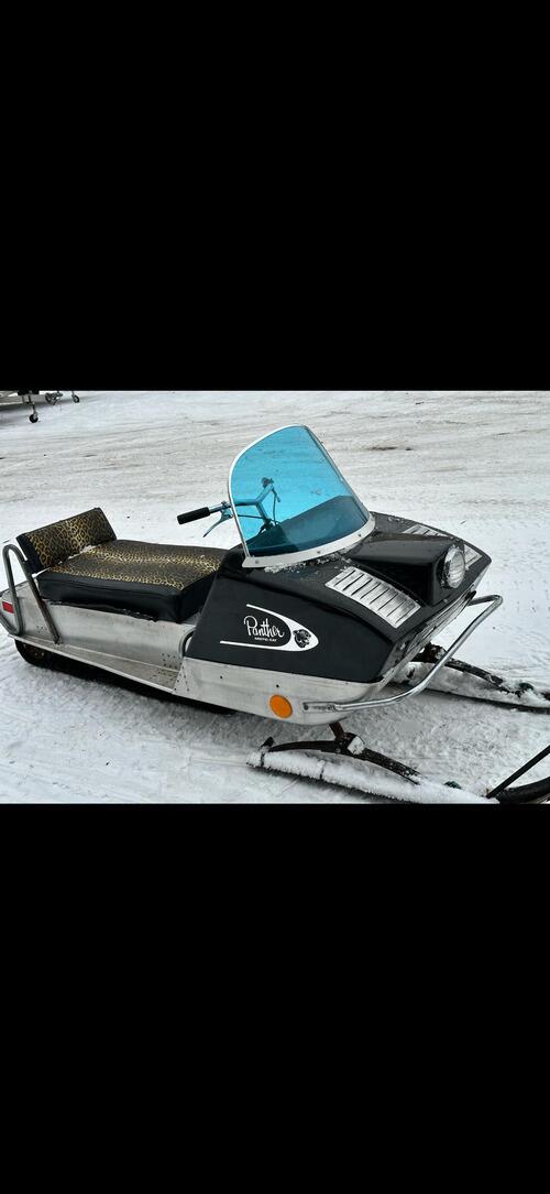 1968 arctic cat panther, semi restored, everything but the dash gas ...