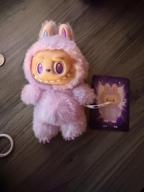 Purple Big Into Energy Labubu with card. 100% authentic, contact for ...