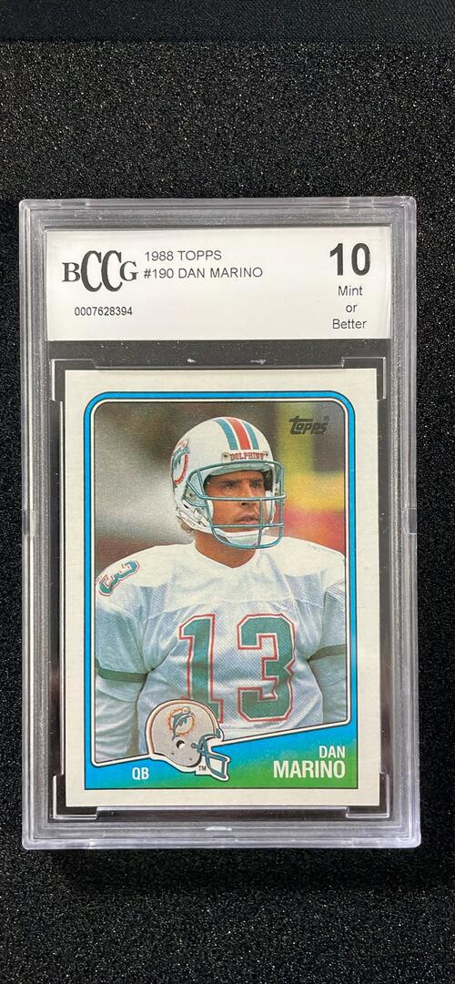 1988 Topps #190 Dan Marino | Bismarck, ND