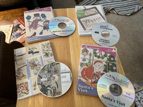 Anita Goodesigns Machine Embroidery CD's-- $20.00 each, your choice ...