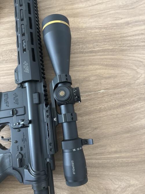 Leupold VX-5HD 3-15x56 CDS 30 mm tube, fire dot, duplex retical. Vortex ...