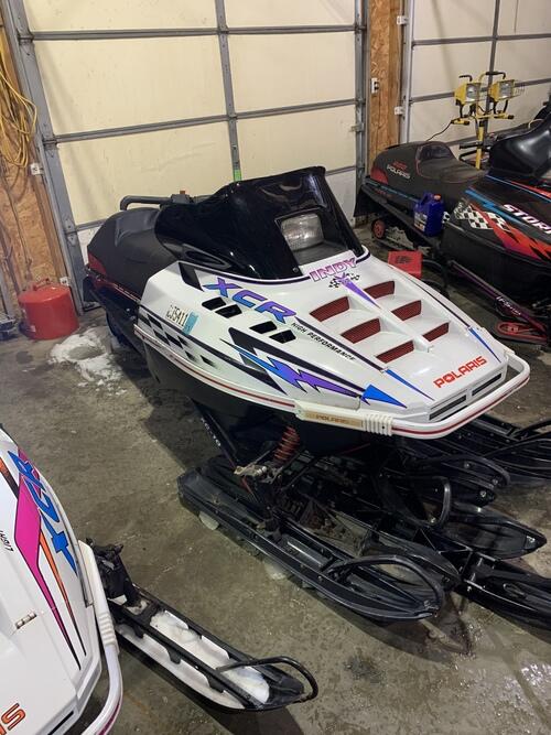 1998 Polaris XC 700, very dependable, very fast , nice studded track ...