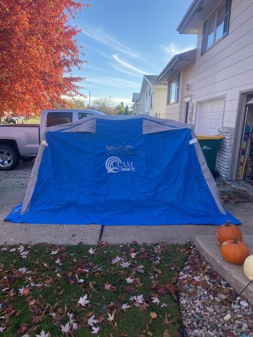 Clam Denali TC 4 person double flip over ice house | Bismarck, ND
