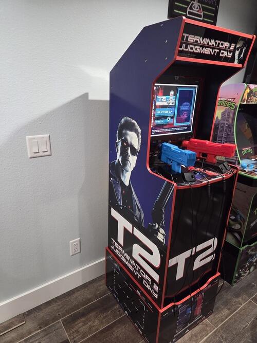 Arcade cabinet terminator 2 judgment day. Basically brand new used very ...