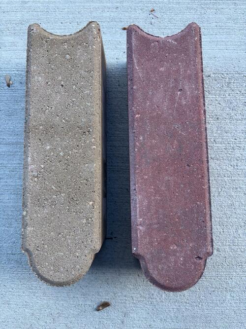 Bullet Concrete Straight Edging Stone | Bismarck, ND